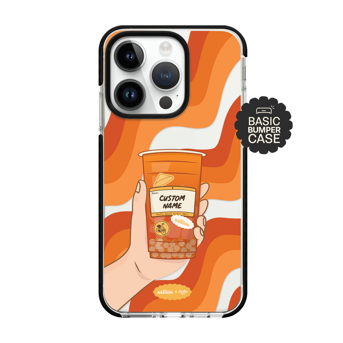 Peach Tea Basic Case – mutu case