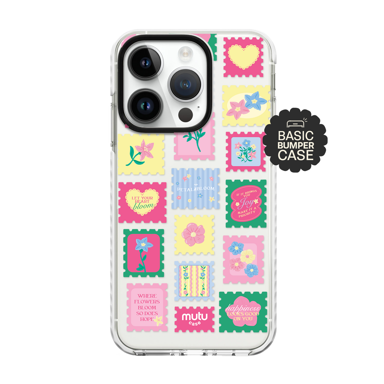 Petal and Bloom Stamp Basic Case – mutu case