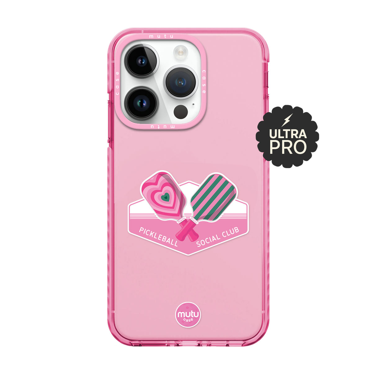 Pickleball Social Club In Pink Ultra Pro – mutu case