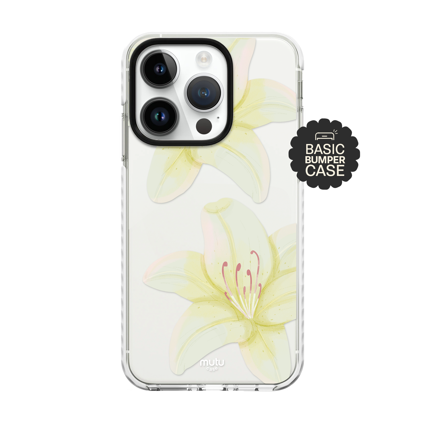 White Asiatic Basic Case – mutu case